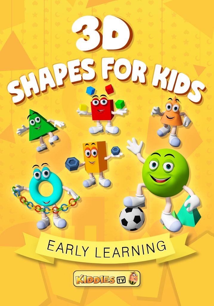 3D Shapes For Kids: Learn 3D Shapes – Kiddiestv