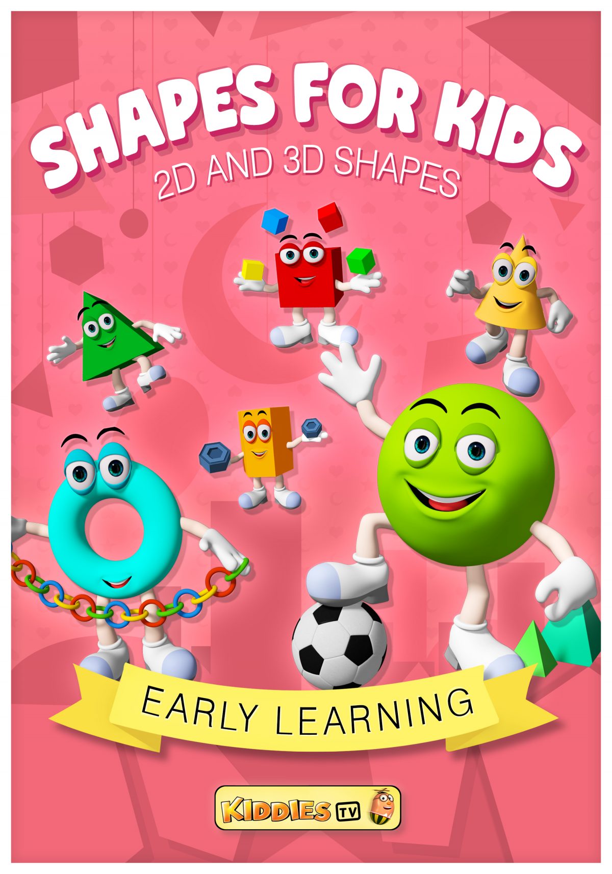 Shapes for Kids: Learn 2D and 3D shapes for kids – Kiddiestv